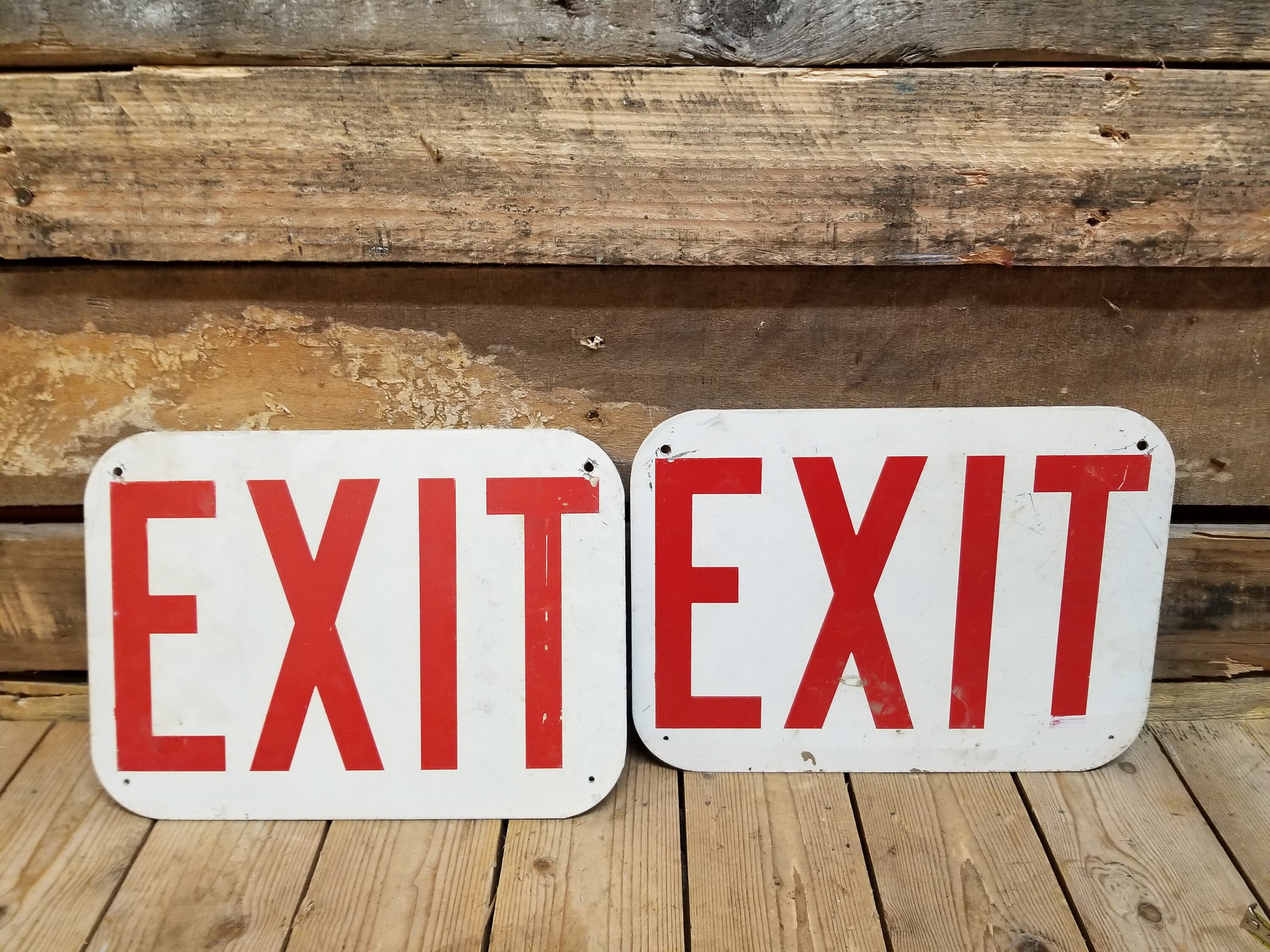 EXIT Metal Door Home or Business Safety Warning Sign 11x9 - Etsy