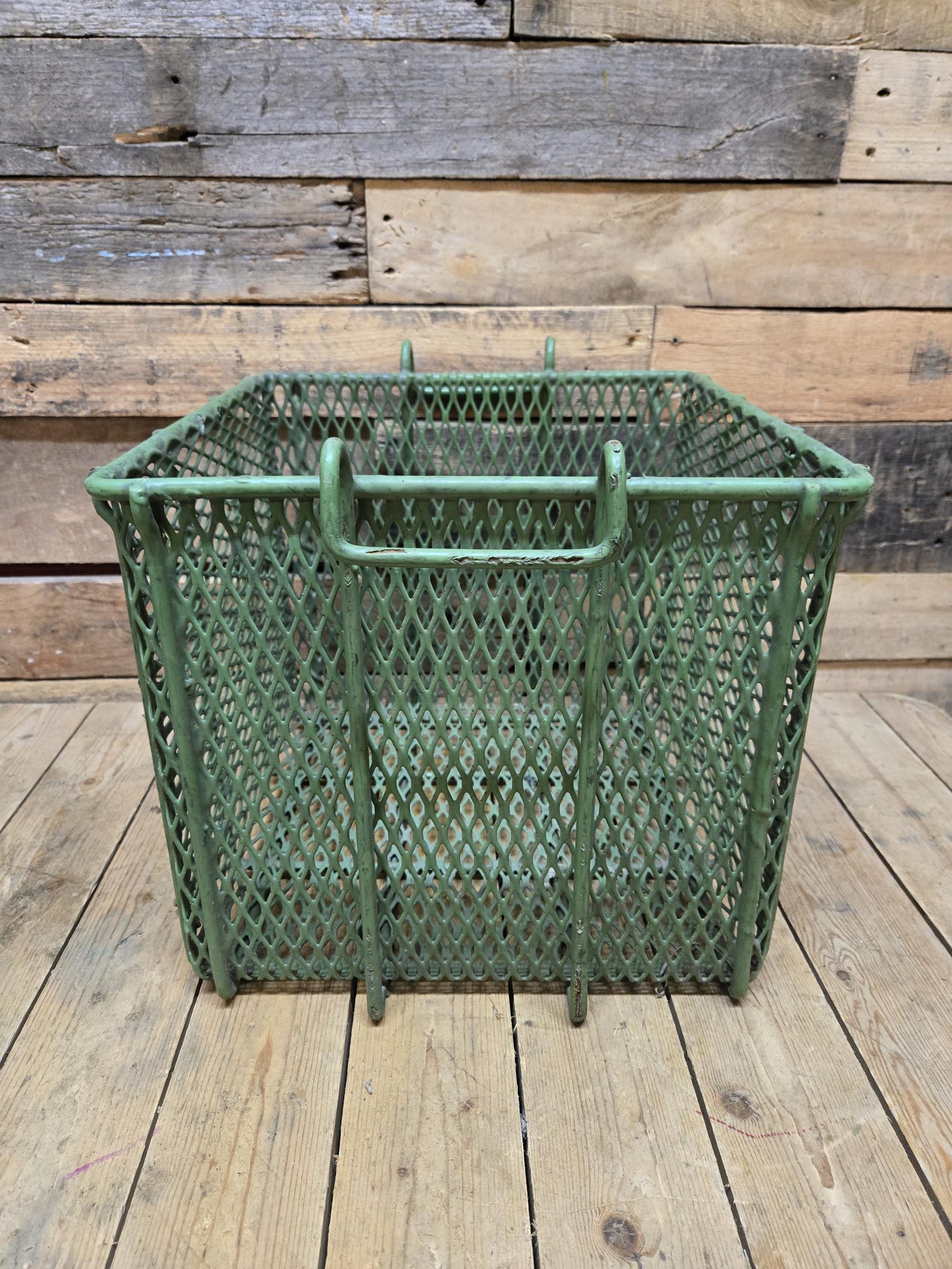 Large Rubber Coated Metal Mesh Basket With Handles 13"x13"x13" - Etsy