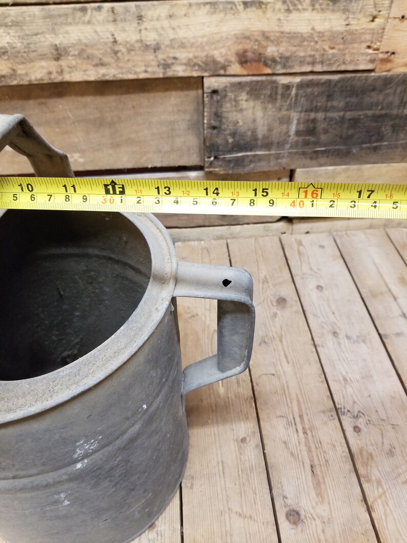 Vintage #10 Galvanized Watering Can - Etsy
