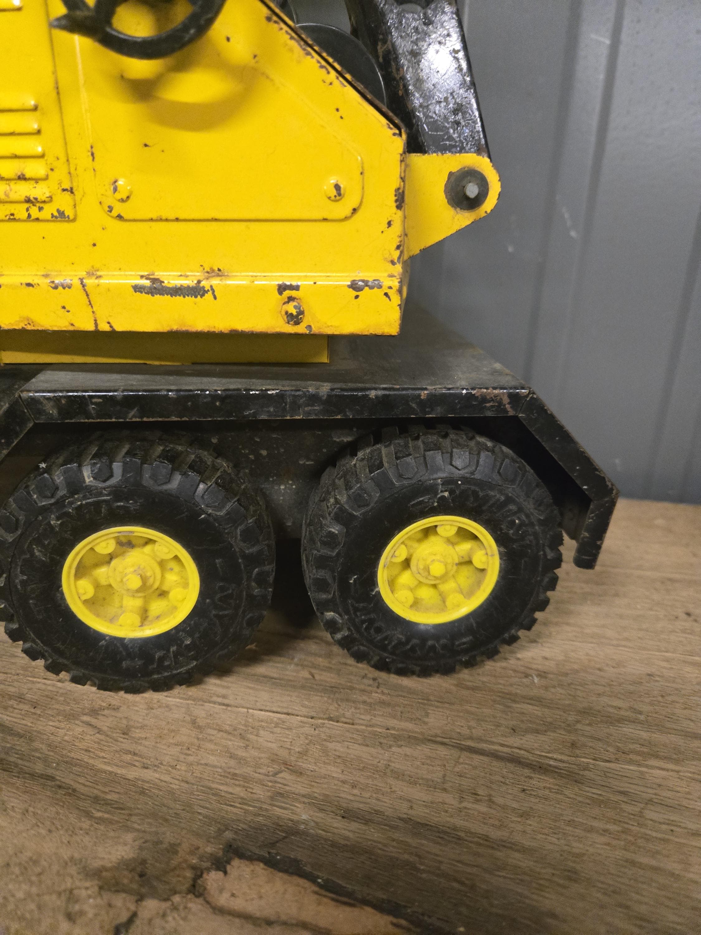 Vintage Nylint Mighty Shovel Crane Construction Truck Steel Metal Kids ...