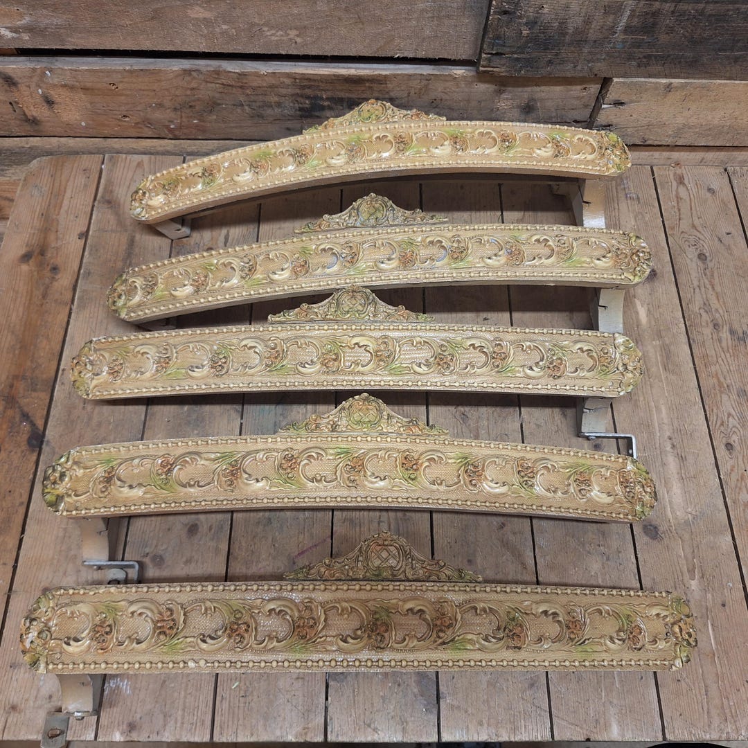 Antique Architectural Cornices Truly Priceless &timeless 5 Total Pieces ...