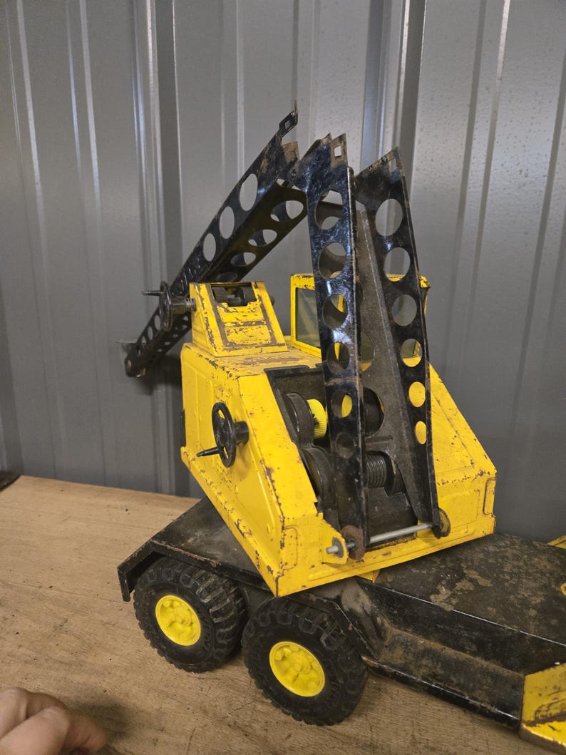 Vintage Nylint Mighty Shovel Crane Construction Truck Steel Metal Kids ...