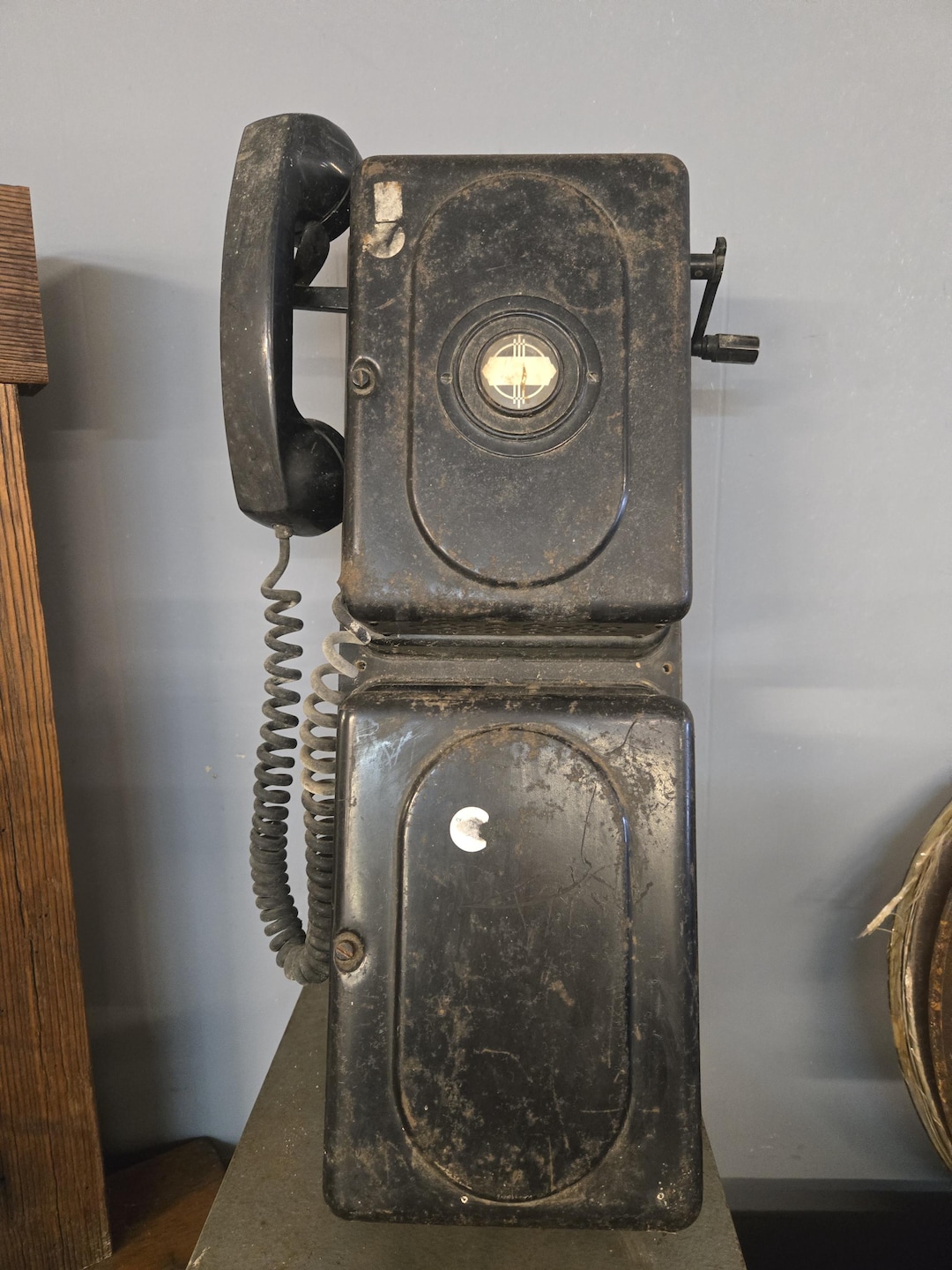 Vintage Automatic Electric Wall Hand Crank Monophone Telephone - Etsy