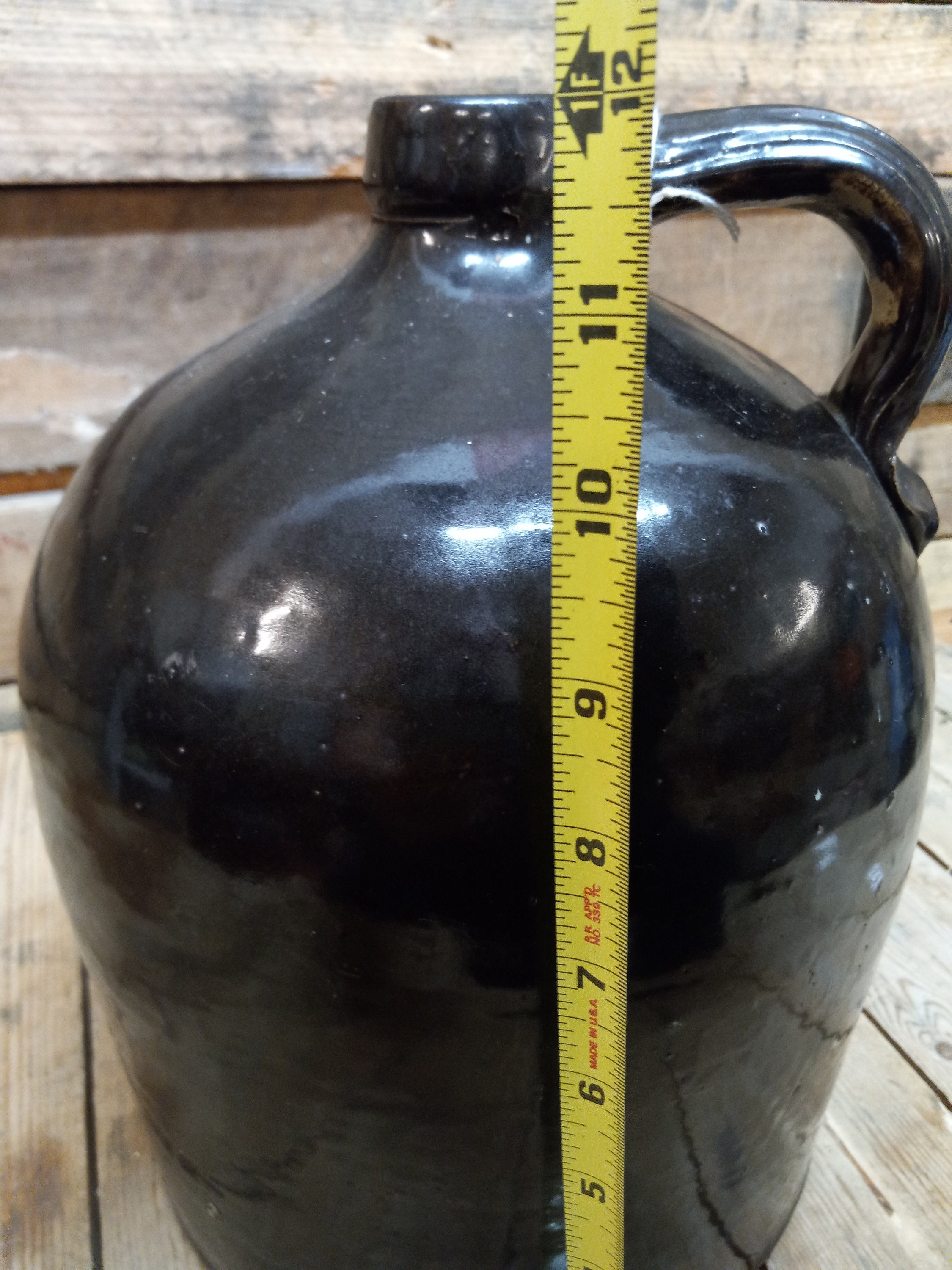 Antique 1800's Brown Stoneware Jug Whiskey Crock Moonshine - Etsy