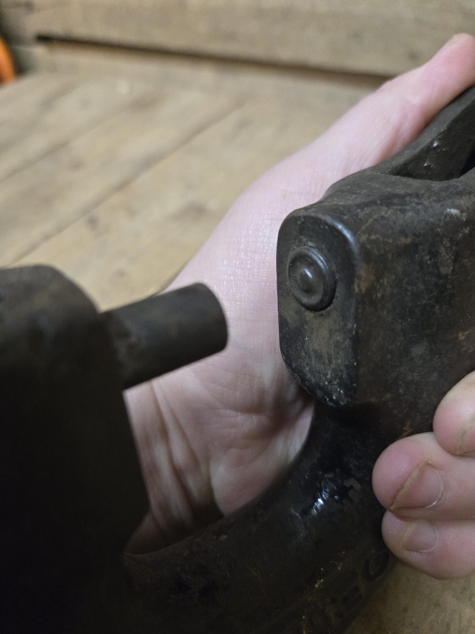 Vintage Cast Iron GEM No 1 Punch - Cast Iron GEM Punch - Cast Iron Tool ...