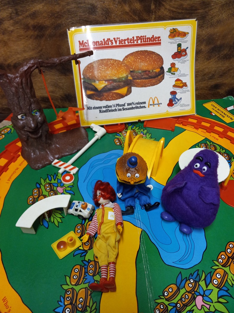 1976 Vintage Remco Mcdonaldland Playset Mcdonalds - Not Complete - Etsy