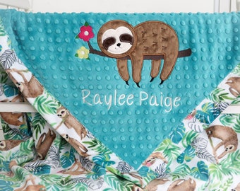 Muslim Sloth Baby Blanket - Etsy