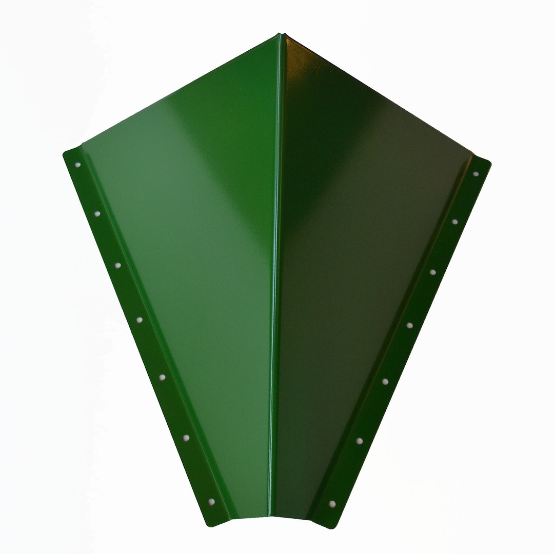 Snow Diverter Roof Cricket light Green Snow Splitter Stainless Steel ...