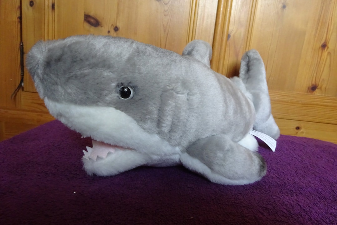 SHARK Soft Toy, Great White Shark, Plush Toys, Gifts Son, Gifts ...