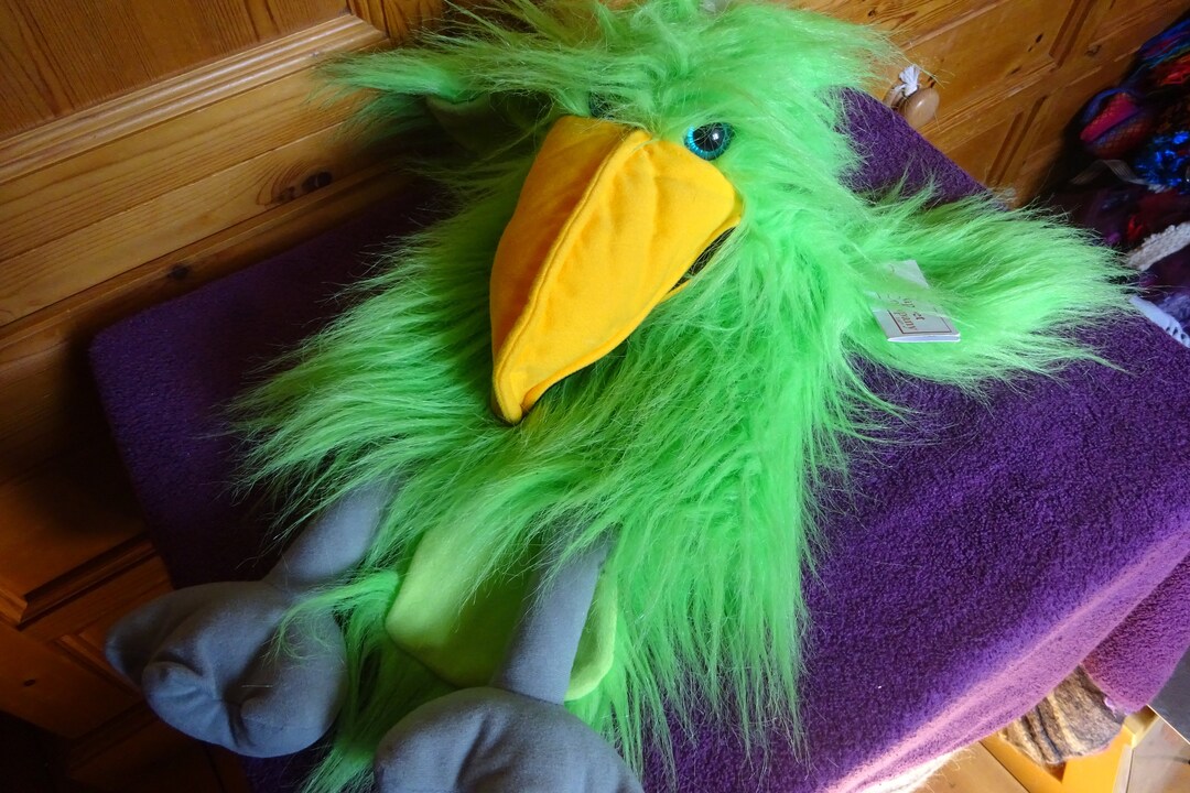 Fluffy BIRD PUPPET, Puppet Company Toys, Puppets, Soft Toys, Birds, Fun ...