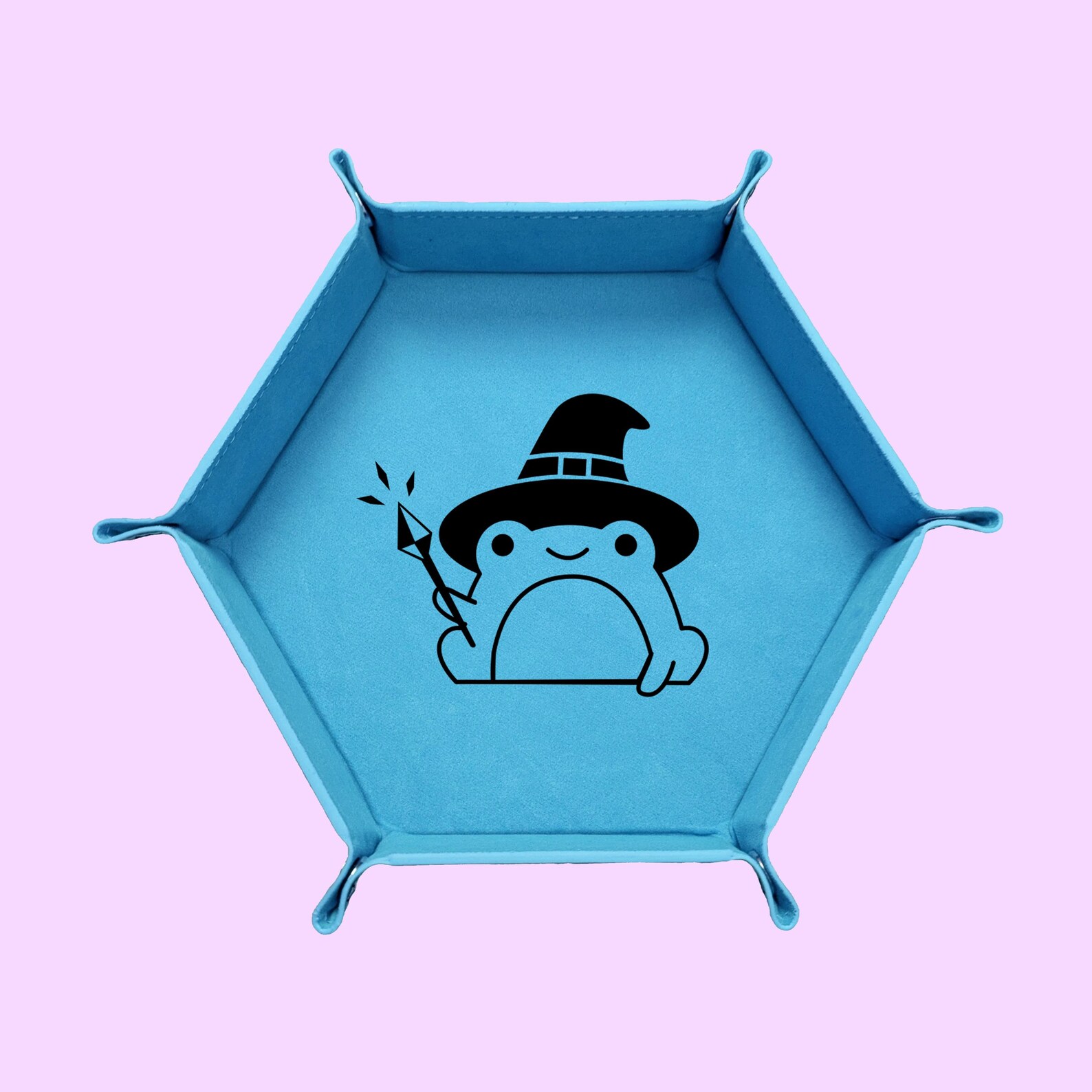 Cute Wizard Frog Dice Tray, DND Dice Tray, Dungeons and Dragons Dice ...