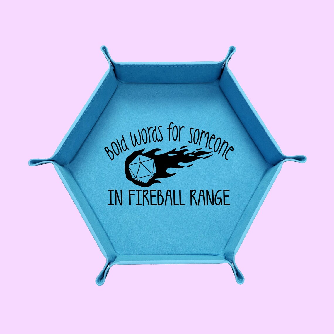 DND Fireball Range Dice Tray, DND Dice Tray, Dungeons and Dragons Dice ...
