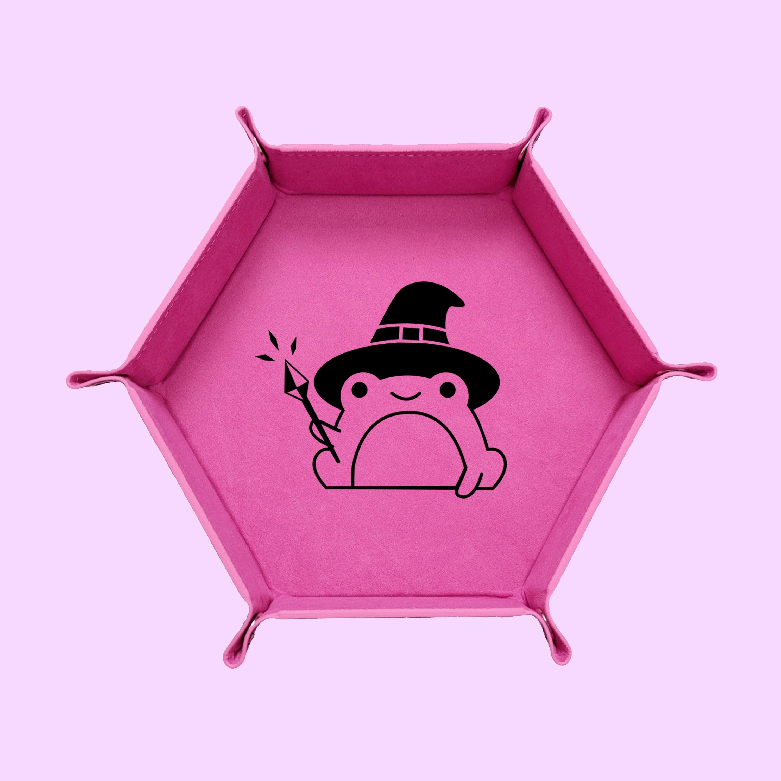 Cute Wizard Frog Dice Tray, DND Dice Tray, Dungeons and Dragons Dice ...