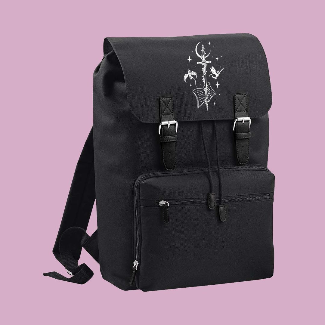 Sword and Dragons Backpack, DND Backpack, Dungeons and Dragons Bag, DND ...