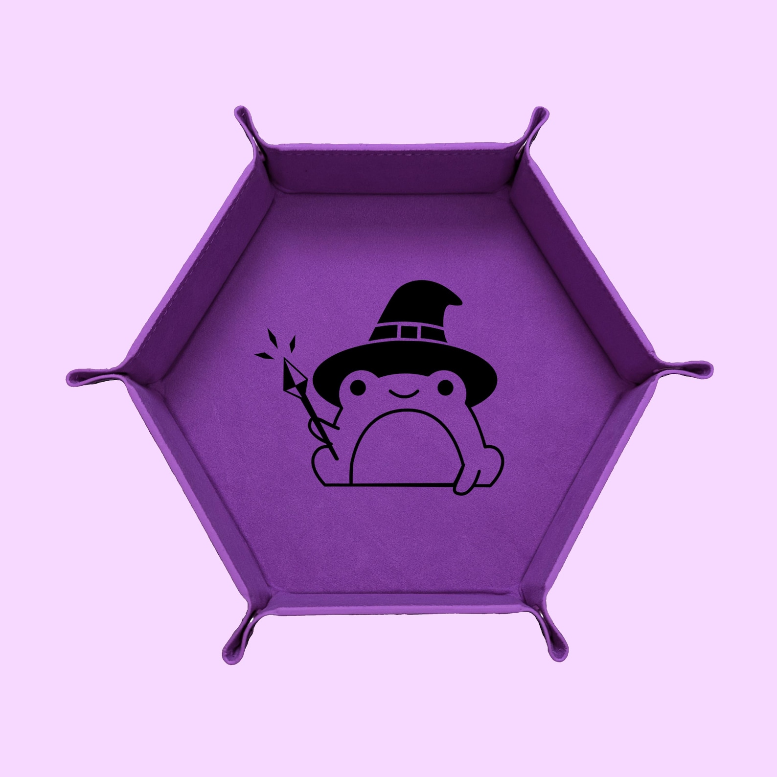 Cute Wizard Frog Dice Tray, DND Dice Tray, Dungeons and Dragons Dice ...