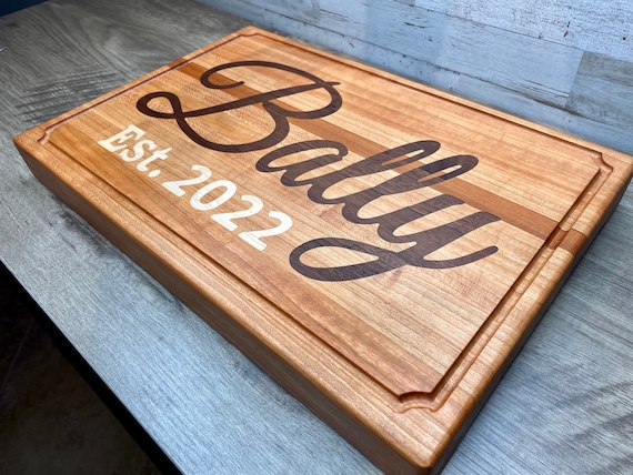 Handmade Personalized Inlay Cutting Board Custom Cutting - Etsy