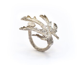 Fig Leaf Ring - Etsy