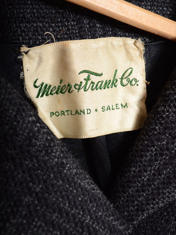 grey plaid skirt SET by Meier & Frank Co. / vintage 5… - Gem