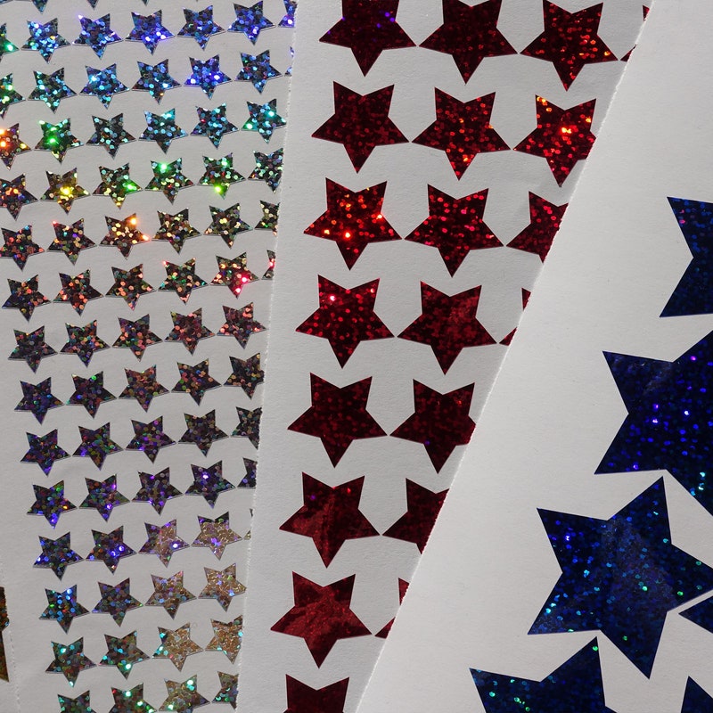 Holographic Stars - Etsy