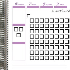 Check Boxes Box Checklist Planner Stickers Mini Square Note Stickers ...