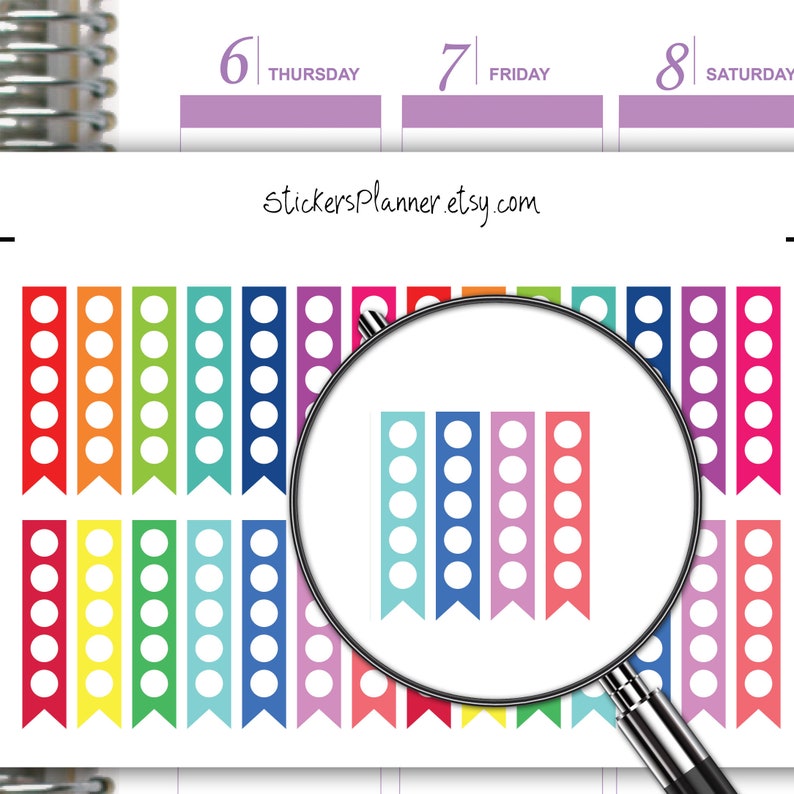 Rainbow Checklist Stickers Checklist Planner Stickers Planner - Etsy