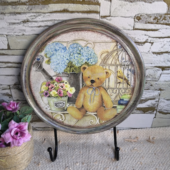 Wall Hanger Wooden Hanger Wall Hanger Round for Hanging Things - Etsy