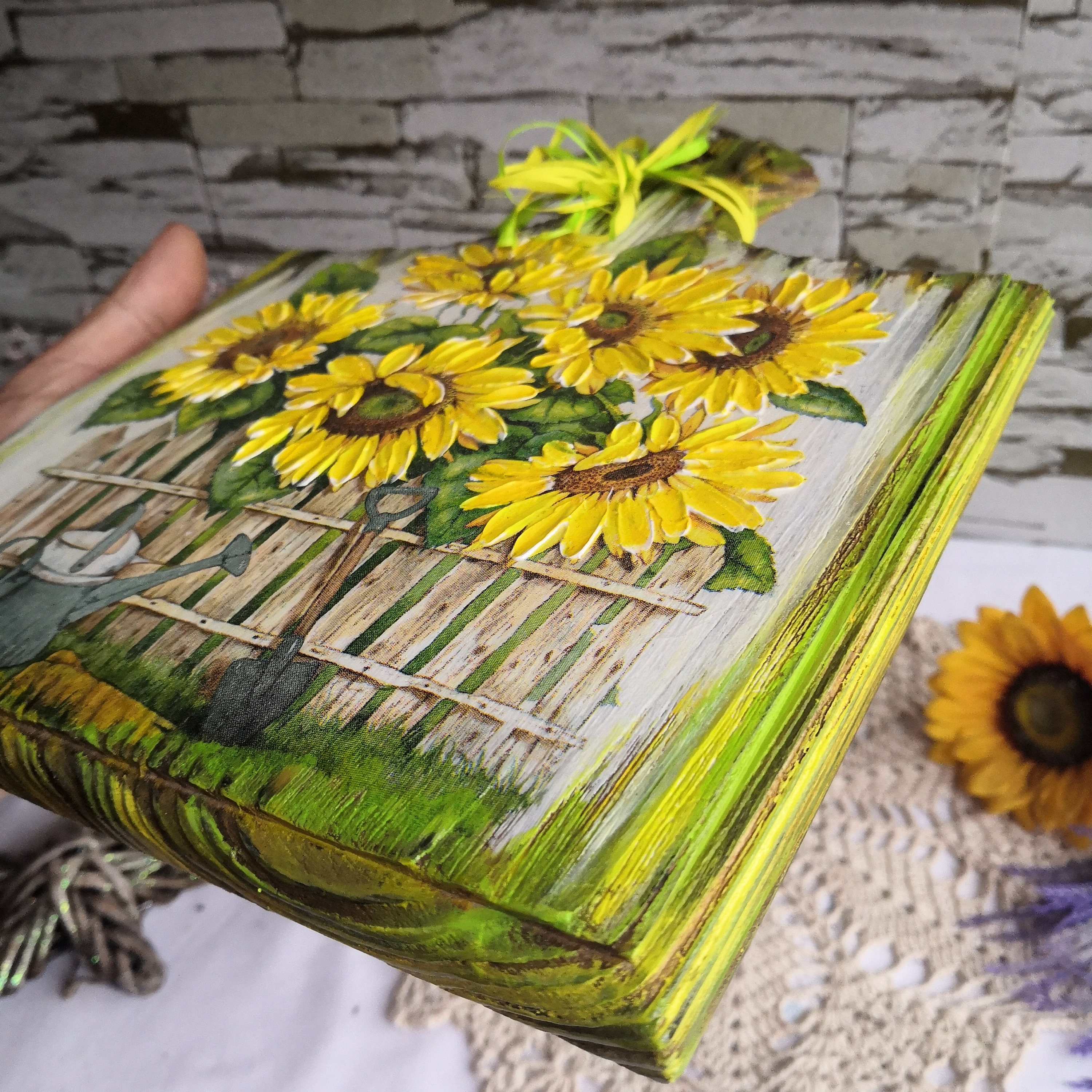 Chopping Board Sunflower Board for Kitchen Wooden Board - Etsy