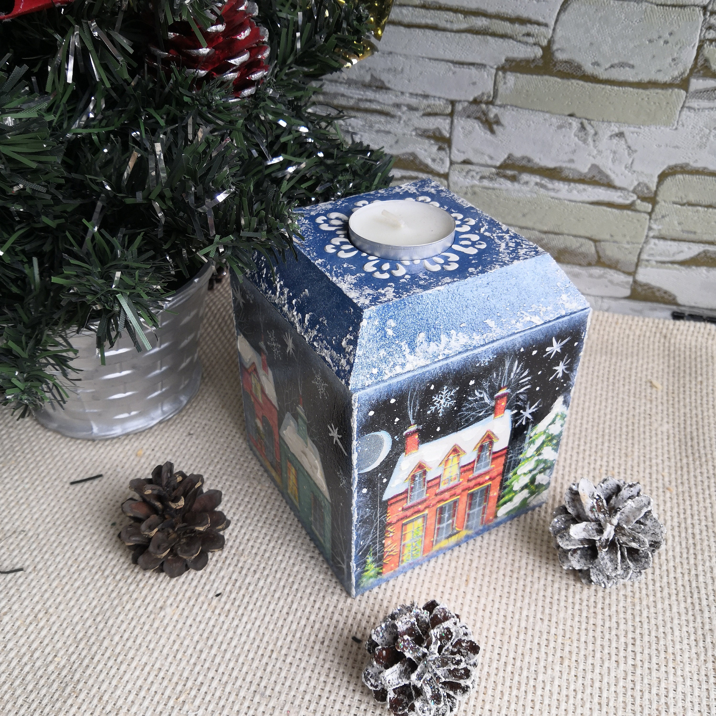 Candlestick Box Candlestick Box for Storage Decorative Candlestick ...