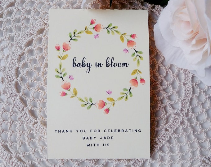 Baby in Bloom, Seed Packets, Custom, Wildflower Seeds Included ...