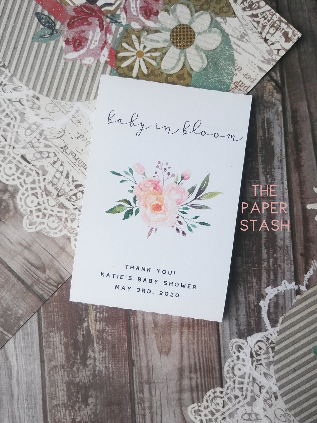 Baby in Bloom, Seed Packets, Custom, Wildflower Seeds Included ...