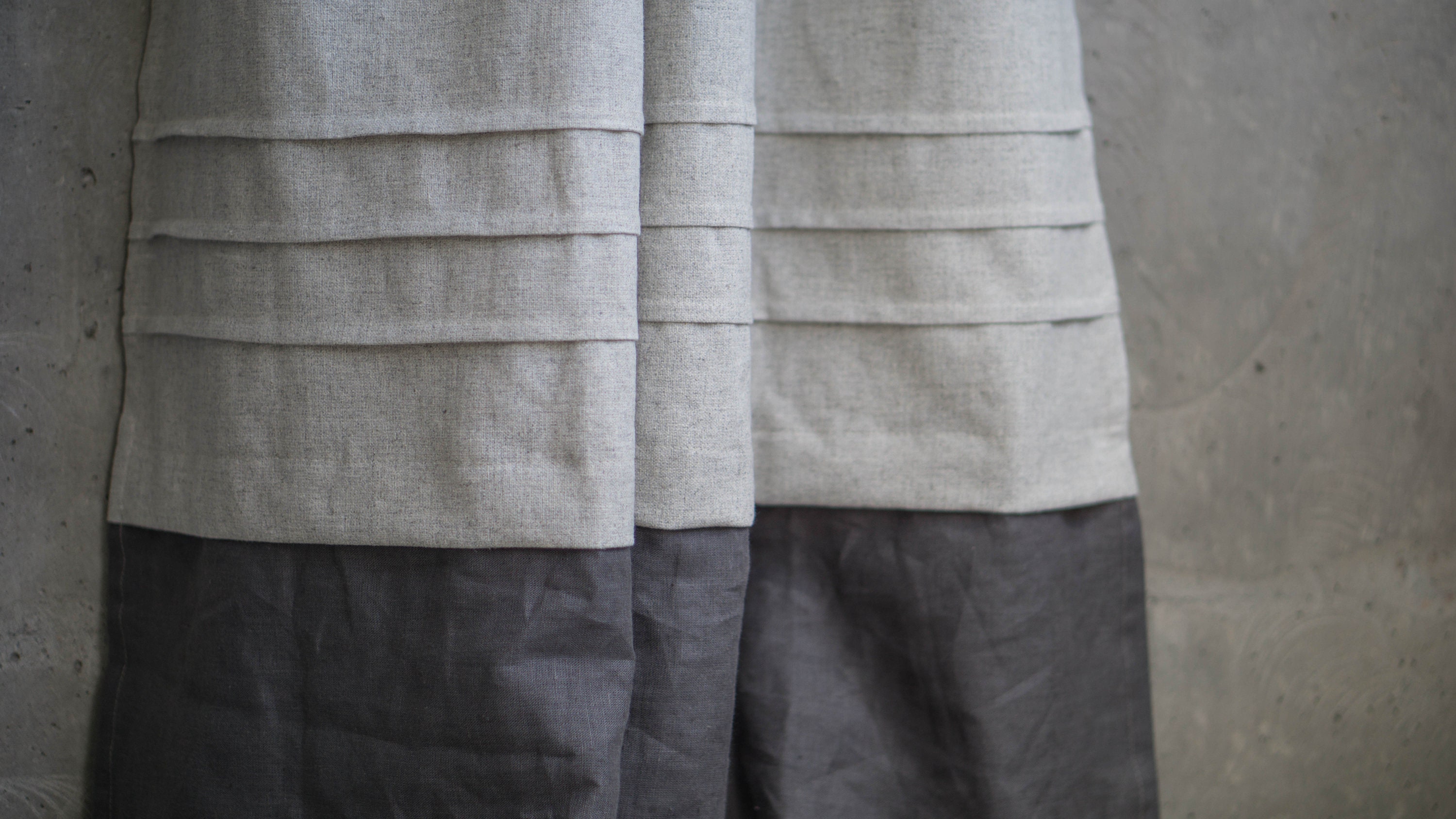 Natural Hemp Curtains Hemp Fabric Scandinavian Curtains | Etsy