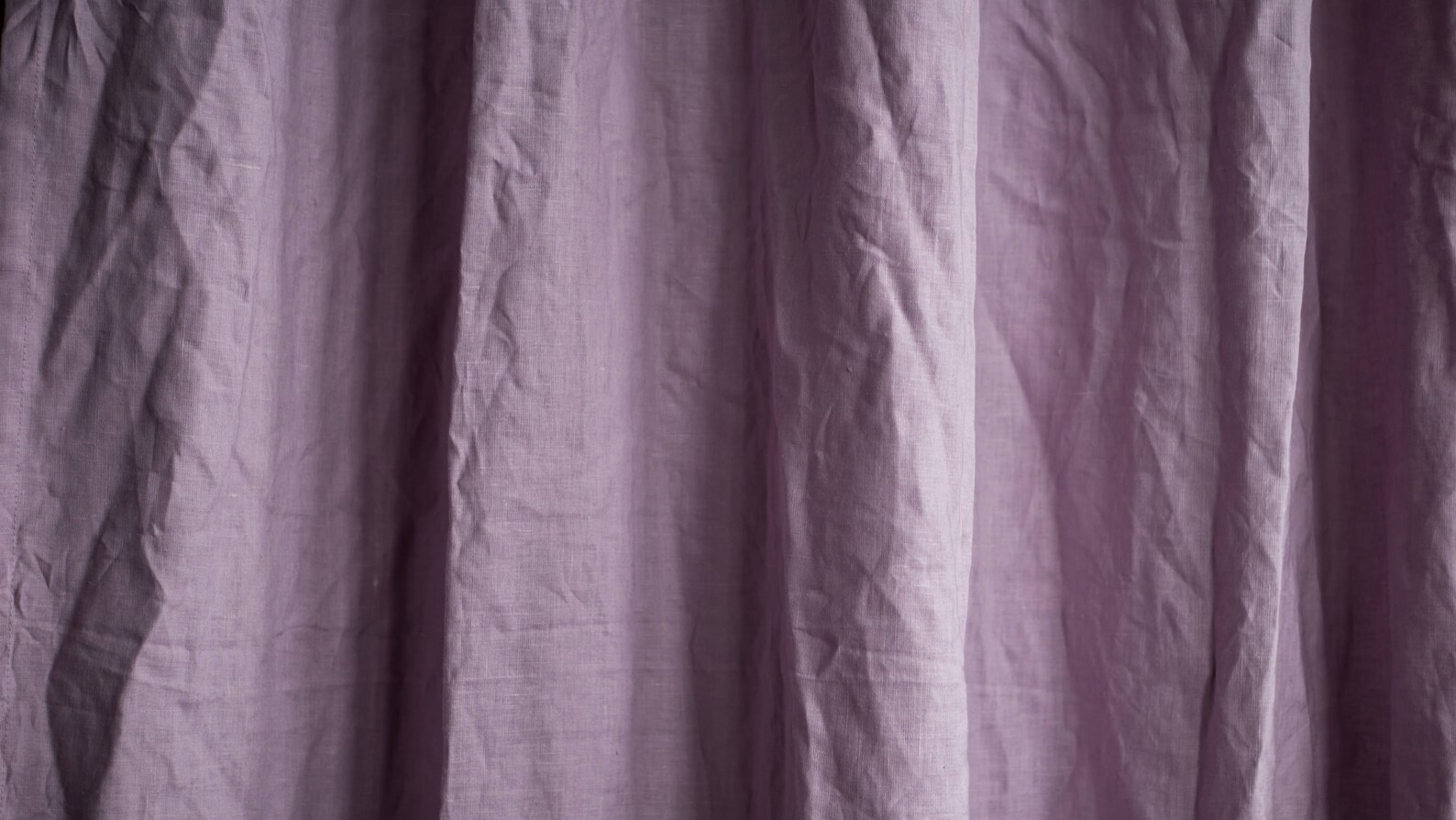 Purple Linen Curtains, Custom Lilac Curtain Panels, Natural Drapes ...