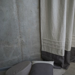 Hemp Window Curtains, Rustic Drapes Organic Fabric, Farmhouse Curtain ...