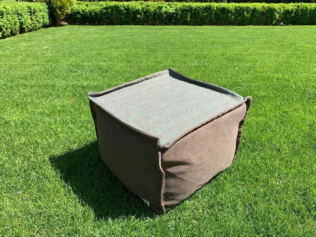 Small Coffee Table Designer Pouf Chair Ottoman Floor Pouf - Etsy