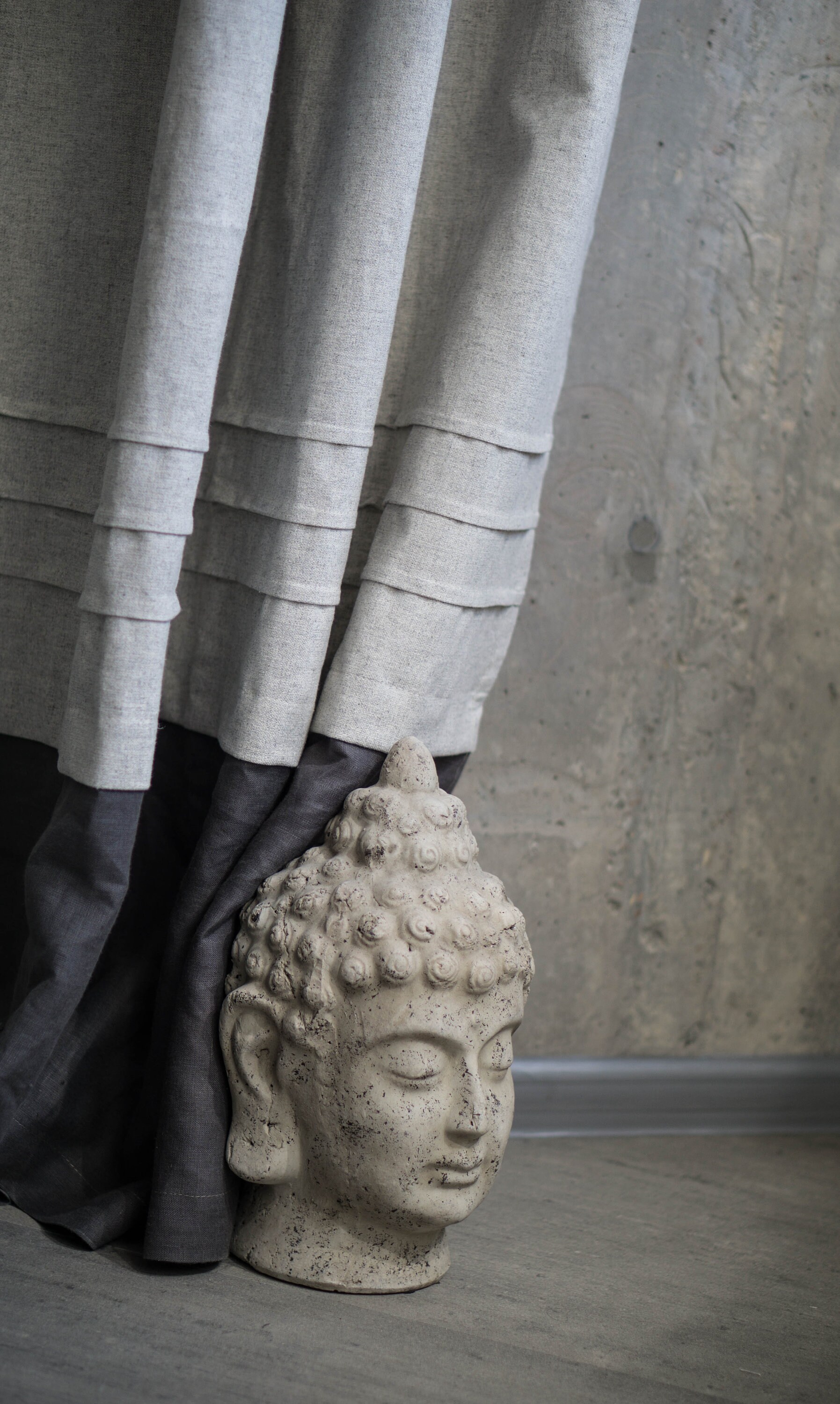 Natural Hemp Curtains Hemp Fabric Scandinavian Curtains | Etsy