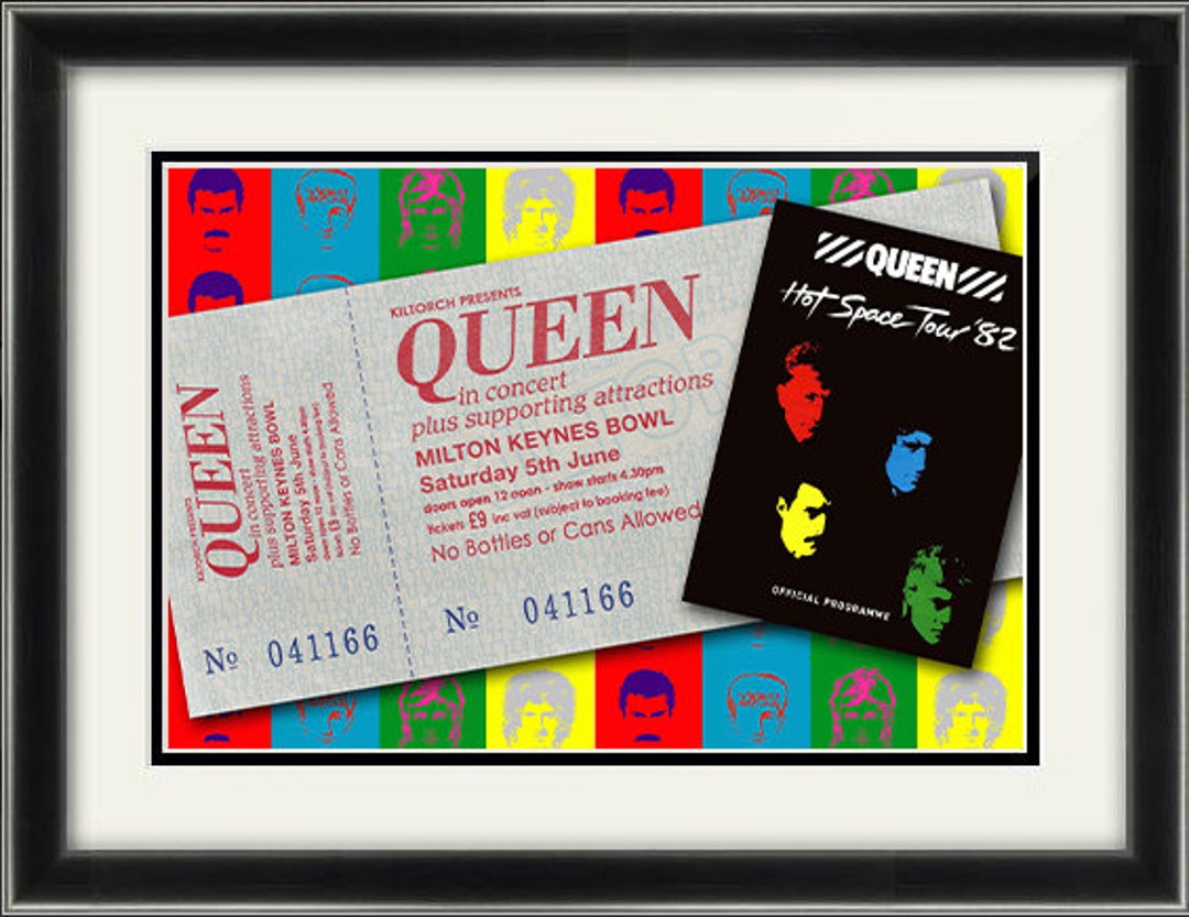 DIGITAL FILE ONLY*** Queen Ticket Stub Poster Artwork / Printable - Etsy