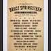 Bruce Springsteen Concert Setlist DIGITAL FILE Printable - Etsy