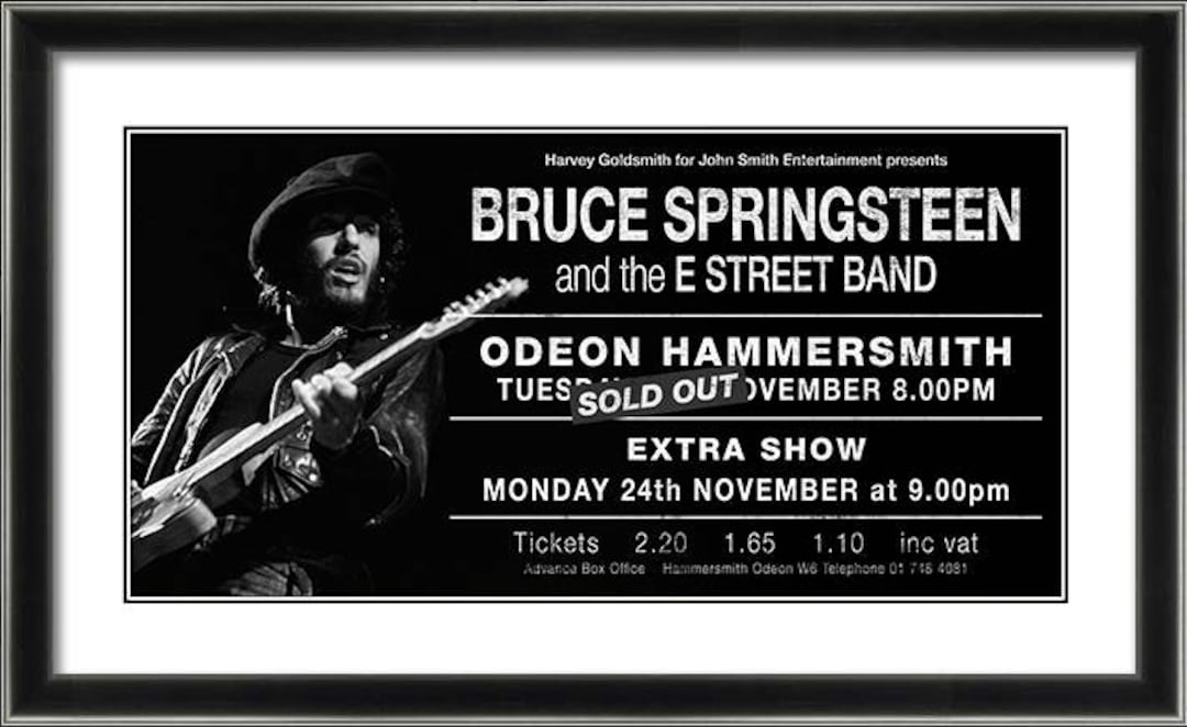 DIGITAL FILE ONLY*** Bruce Springsteen Poster Design / Concert Poster ...