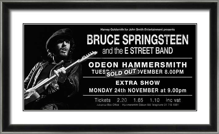 DIGITAL FILE ONLY Bruce Springsteen Poster Design / Concert Poster ...