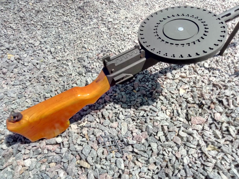 Wooden Toy Boy's Machine Gun Degtyarev Machine Model WWII | Etsy