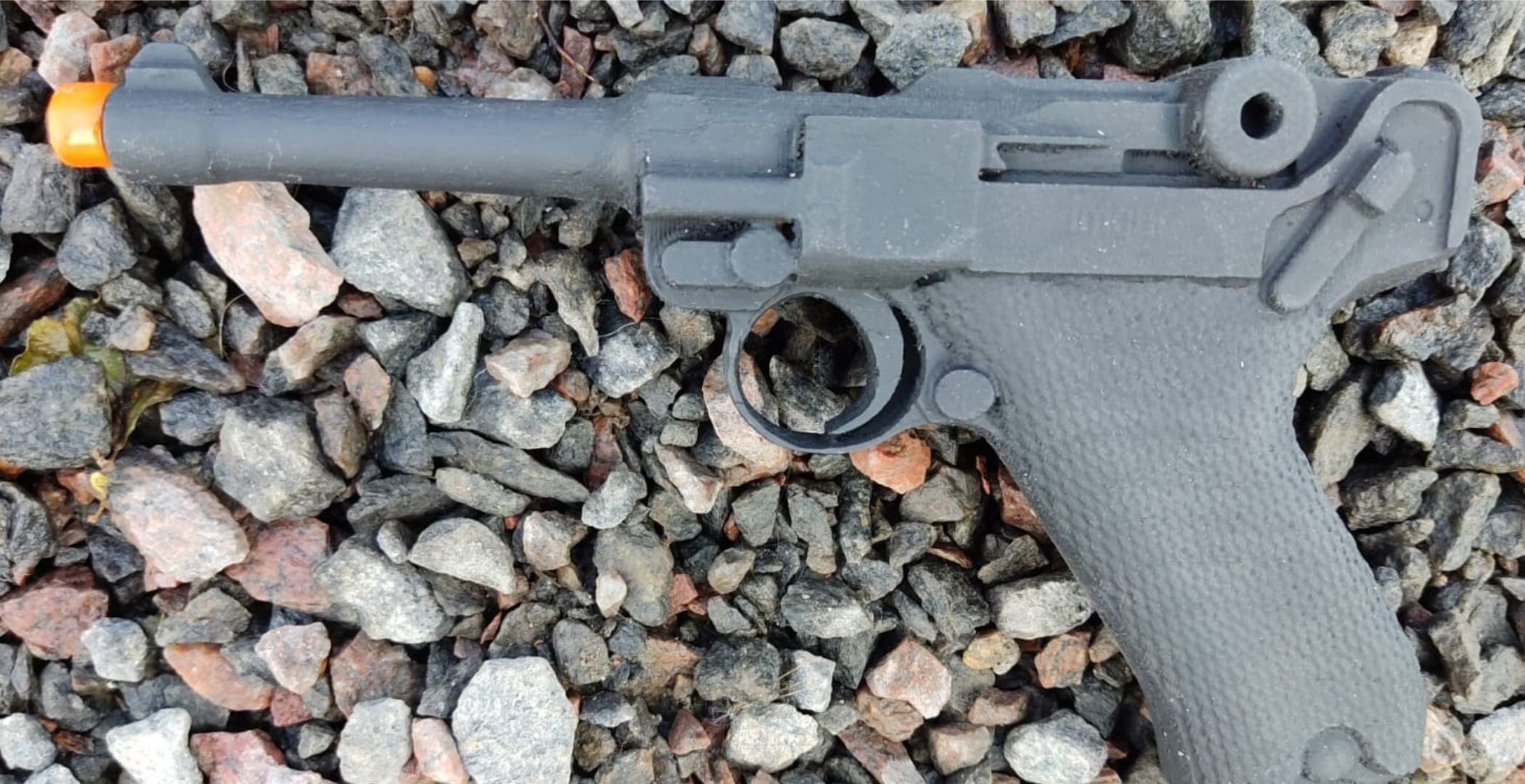 Fantasy Cosplay Weapon Luger P08 Pistol, Parabellum Wood Replica Scale1 ...