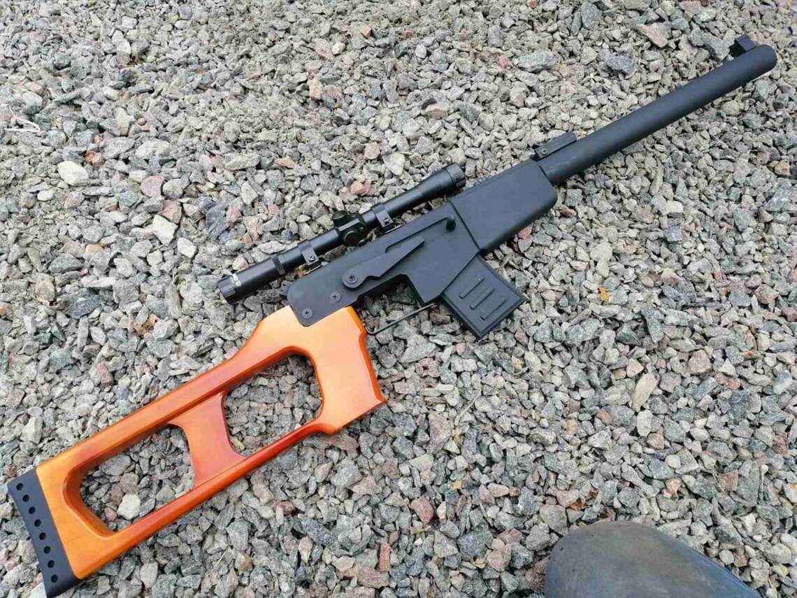 Vintorez Soviet Russian Sniper Rifle Silent for Special Forces | Etsy