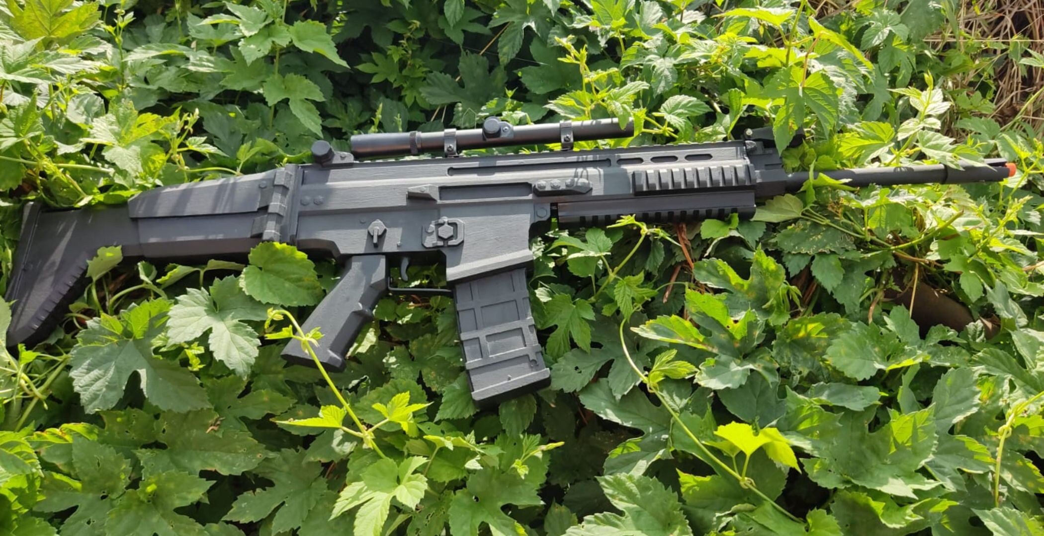 Cosplay Fantasy Weapon, 1:1 US FN SCAR, Assault Sniper Rifle Pistol ...