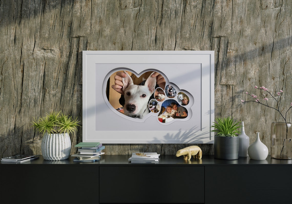 Dog Photo Collage Pet Collage Dog Photo Gift Dog Lover - Etsy
