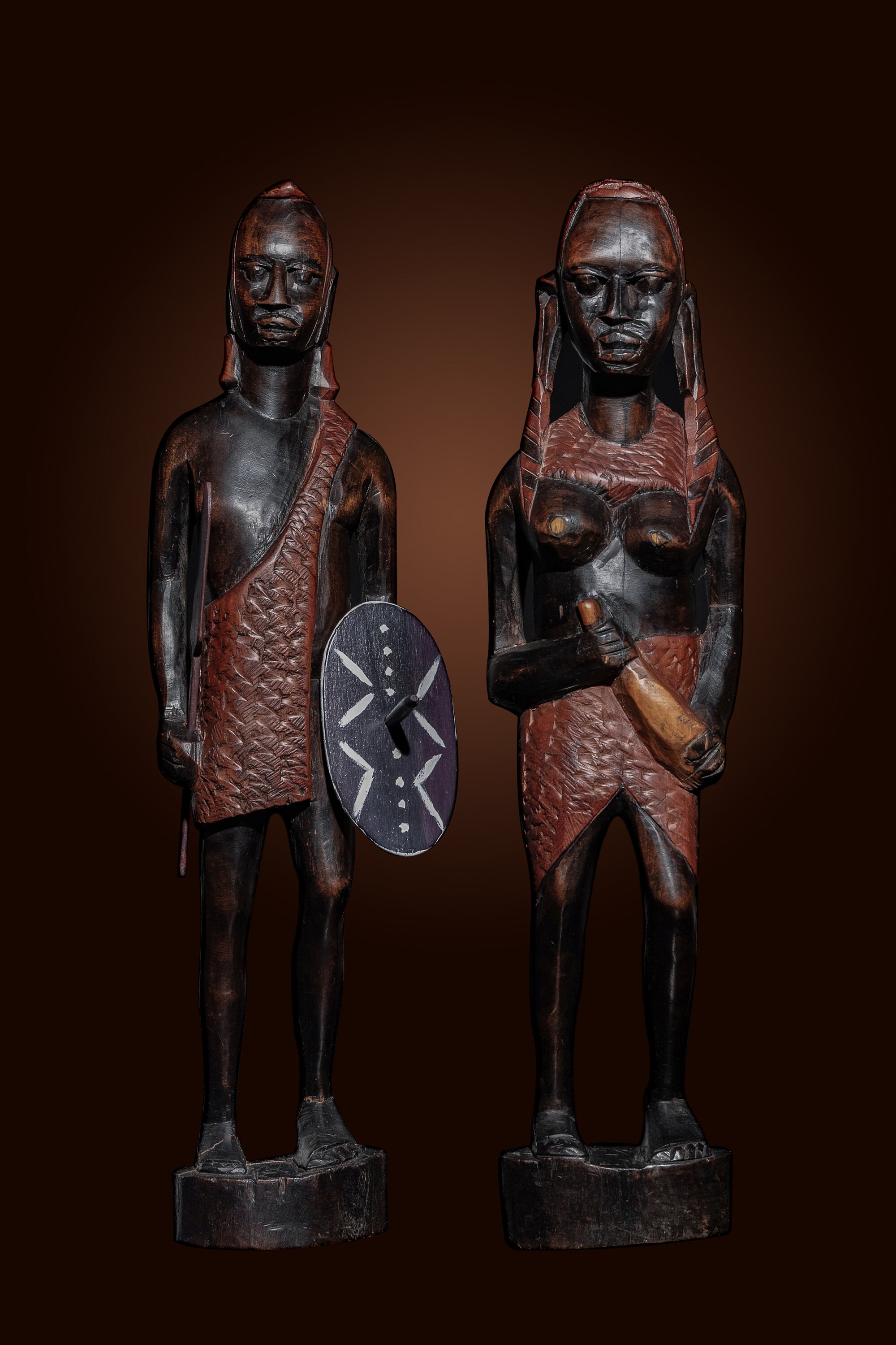 Set of 3 African Statue Posters. Large Digital Print. Original - Etsy