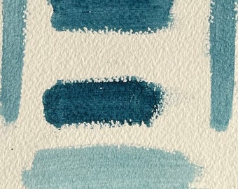 The Blues Watercolor Paints Set of 3 Maya Blue Indigo | Etsy
