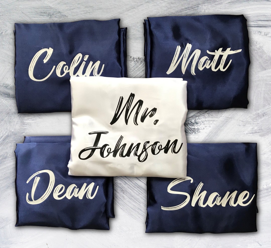 Custom Iron-on Decals – Personalized Names & Wedding Party Decals ...