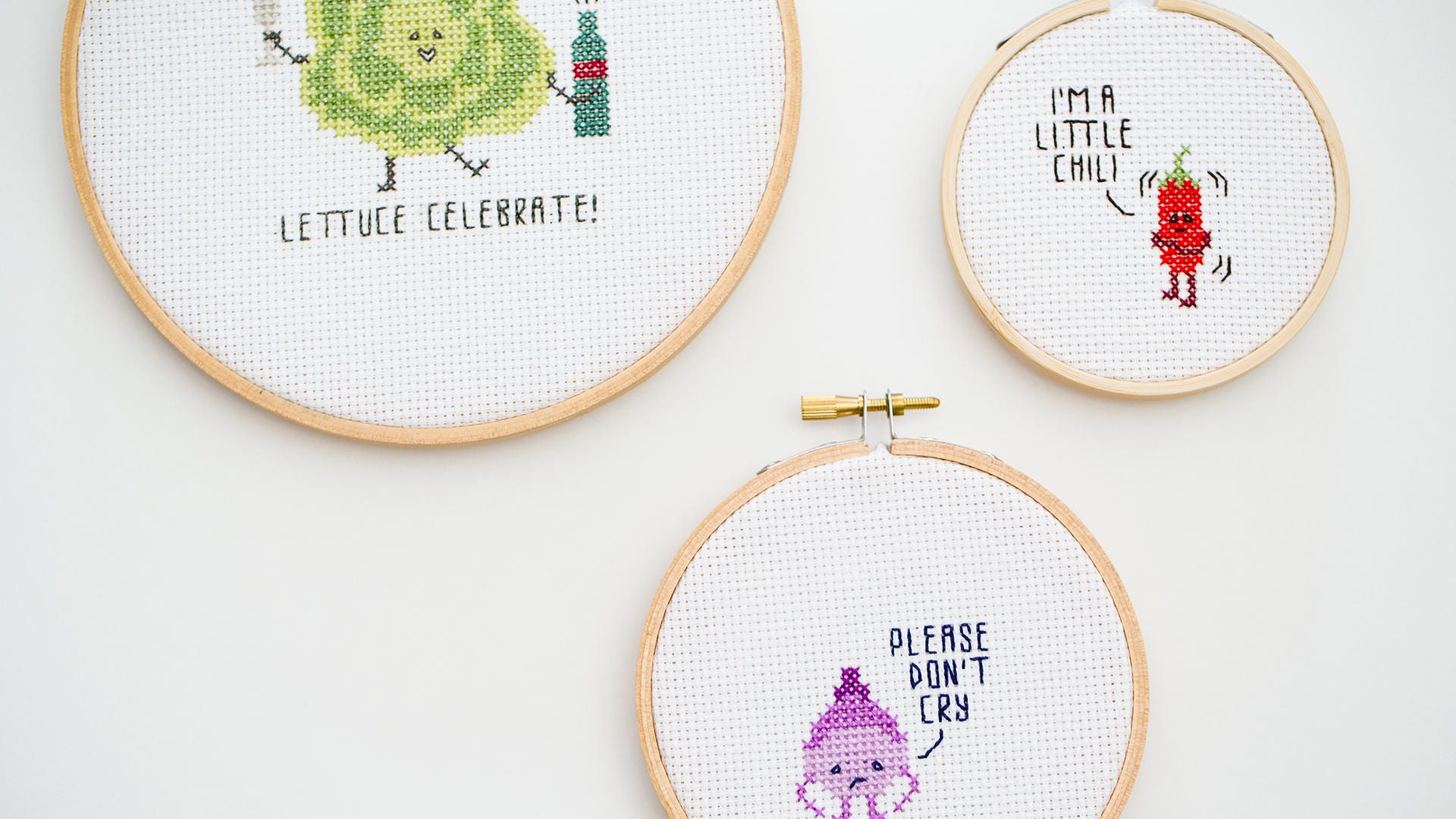 Lettuce Celebrate | A Cross Stitch Pattern PDF (instant Download) - Etsy