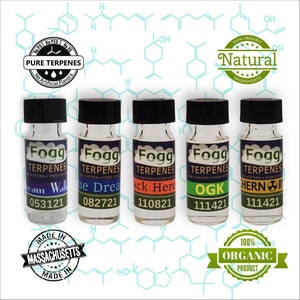 FOGG TERPENES - Couchlock Collection - Terpene Flavor Profile ...