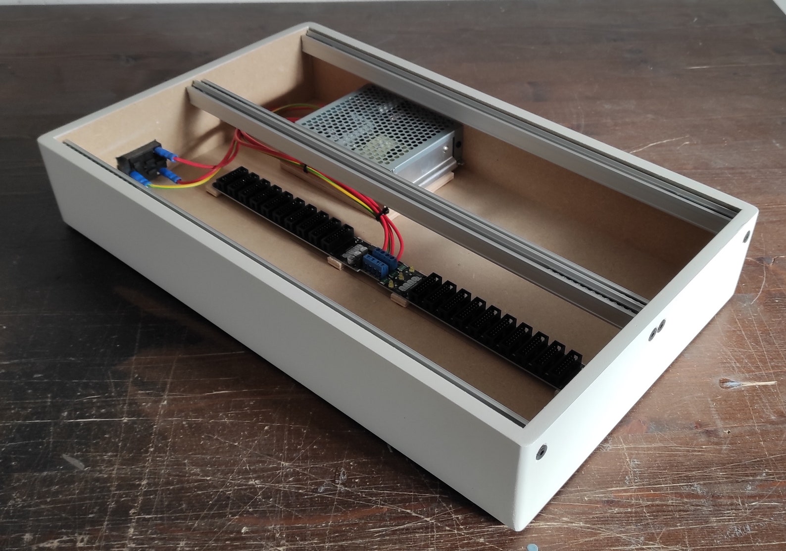 Eurorack Case 6u Powered White Slim - Etsy